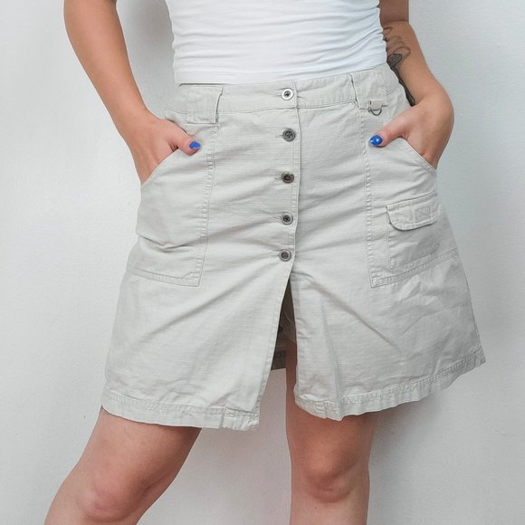 St. John's Bay | Shorts | Vintage Y2k Khaki Cargo Mini Skort | Poshmark